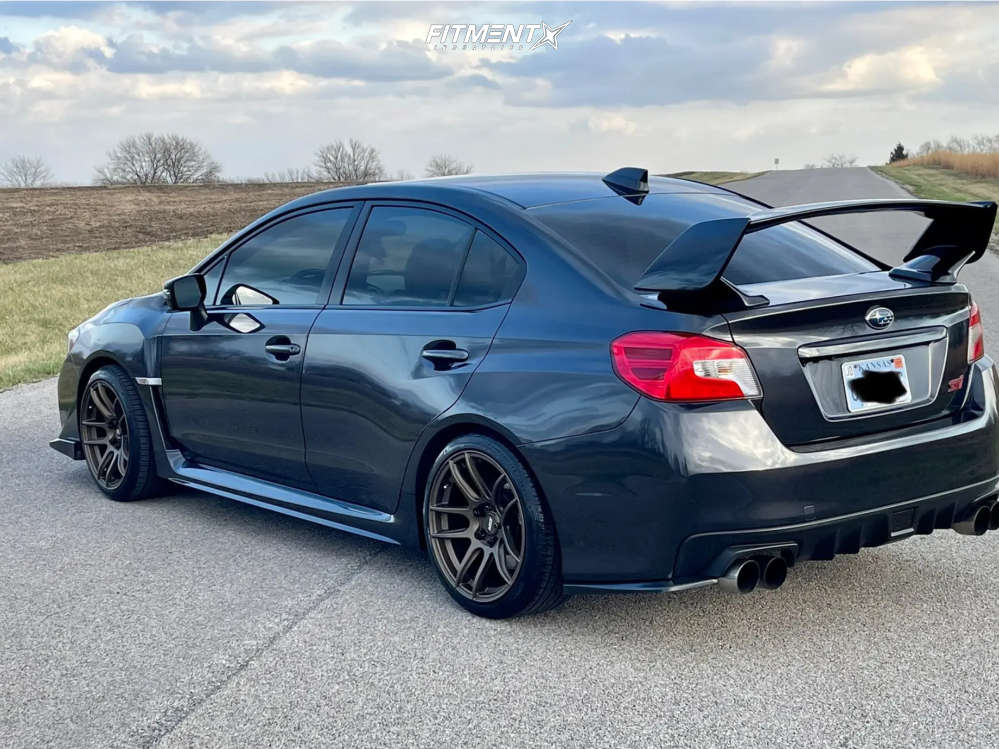2017 Subaru WRX STI Limited with 18x9.5 ESR Cs8 and Continental 255x35 ...
