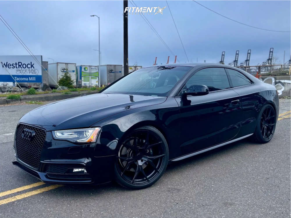 2013 Audi S5 Base with 20x10 Rohana Rfx5 and Continental 275x30 on Lowering Springs | 2176136 ...