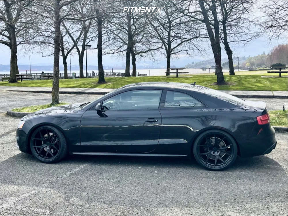 2013 Audi S5 Base with 20x10 Rohana Rfx5 and Continental 275x30 on Lowering Springs | 2176136 ...