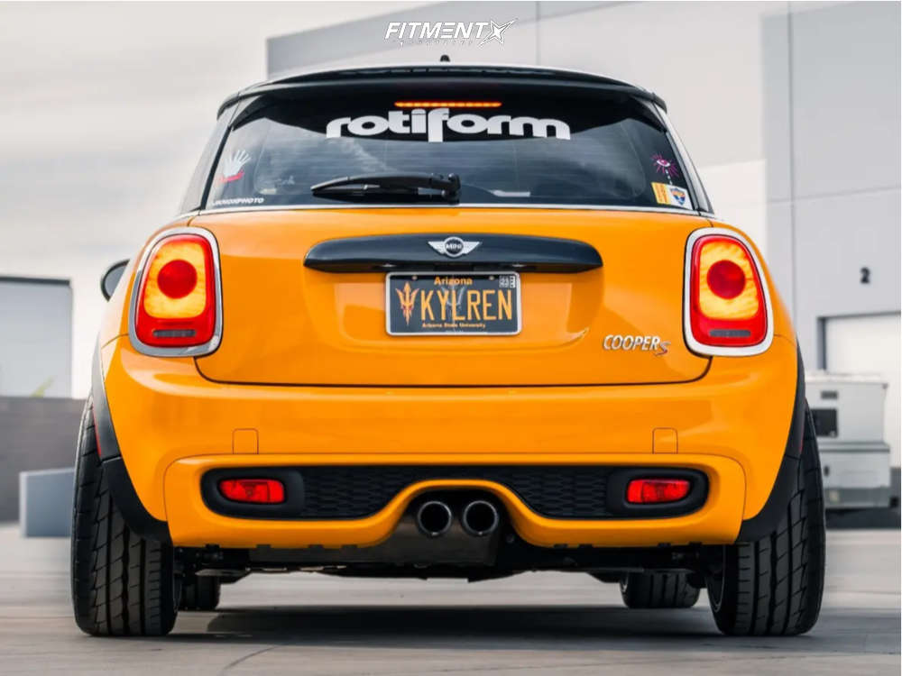2015 Mini Cooper S with 18x8.5 Rotiform Rse and Firestone 225x40 on ...