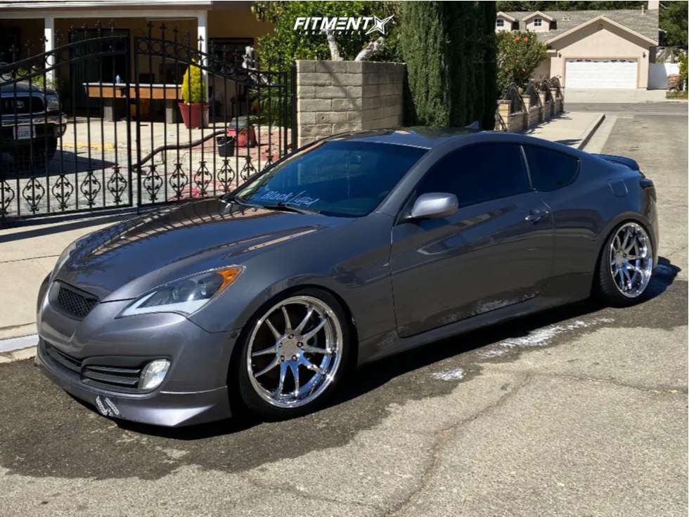 2012 Hyundai Genesis Coupe 2.0T with 19x9.5 Aodhan Ds02 and Federal ...