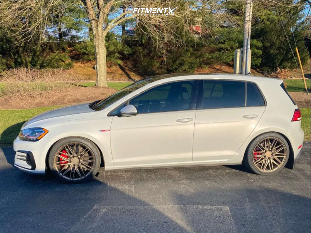 2018 Volkswagen GTI SE with 18x8.5 TSW Pescara and Michelin 225x40 on ...