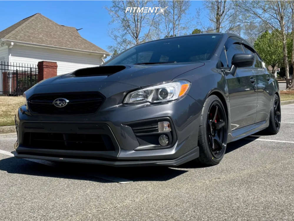 2020 Subaru WRX Sport with 18x9.5 Enkei Ts-5 and Firestone 255x45 on ...