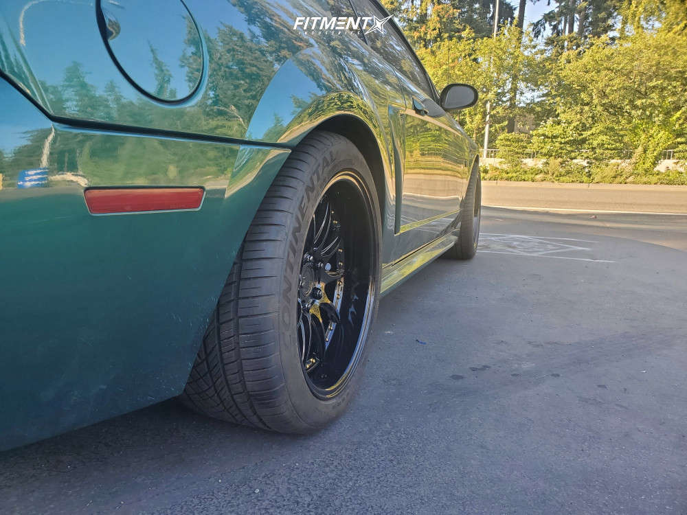 2000 Ford Mustang GT with 18x9.5 Aodhan Ds07 and Continental 275x35 on ...