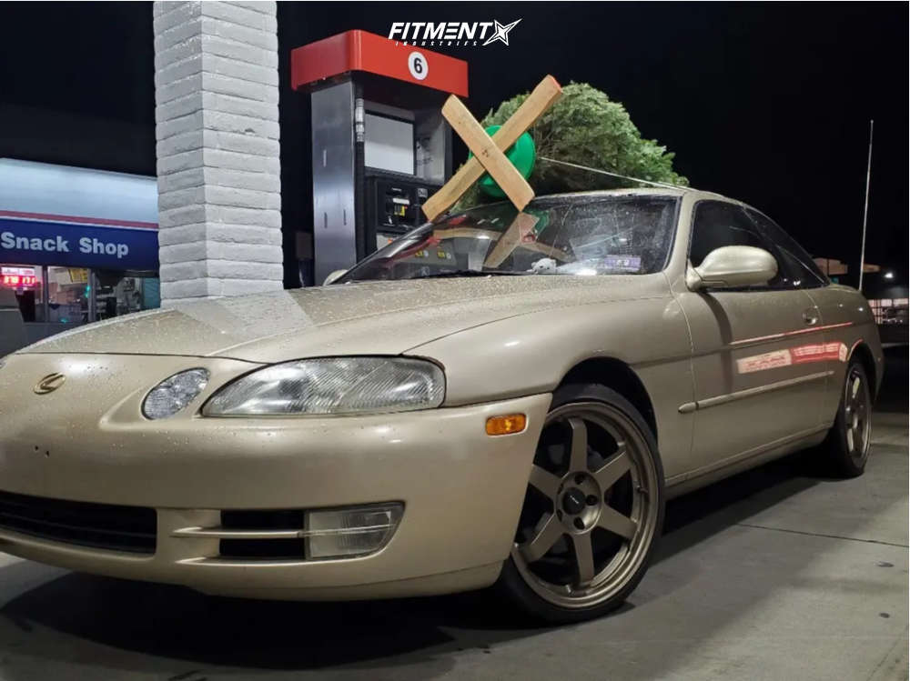 1995 Lexus SC300 Base with 18x8 AVID1 AV6 and Nitto 215x35 on Stock ...