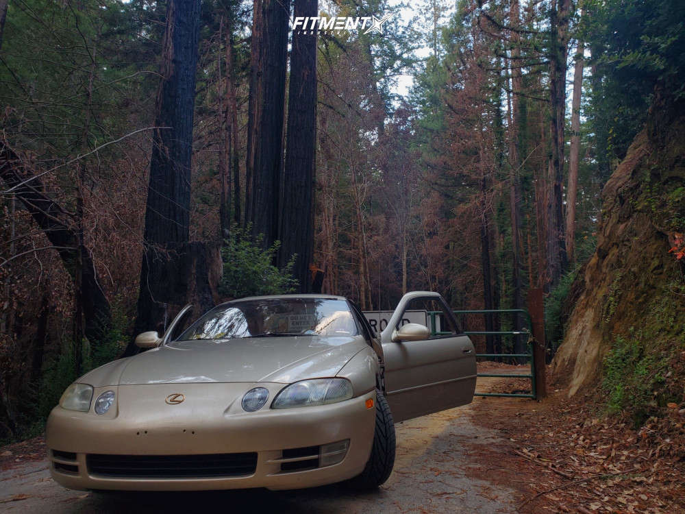 1995 Lexus SC300 Base with 18x8 AVID1 AV6 and Nitto 215x35 on Stock ...