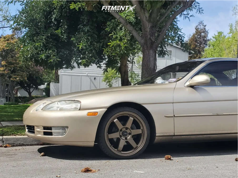 1995 Lexus SC300 Base with 18x8 AVID1 AV6 and Nitto 215x35 on Stock ...