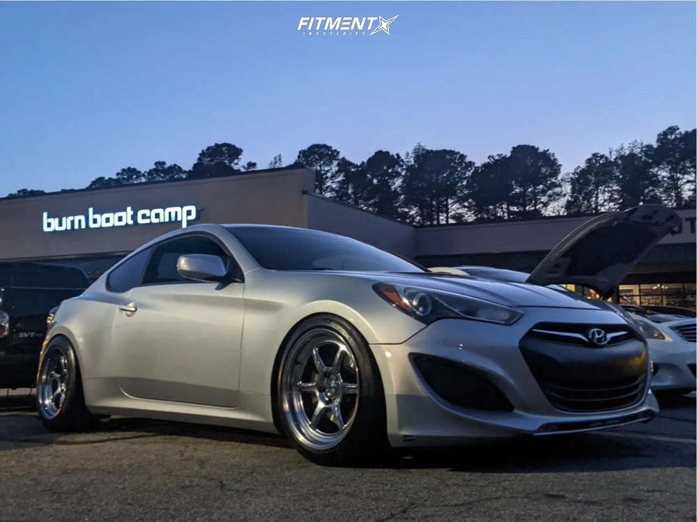 2013 Hyundai Genesis Coupe 2.0T with 18x9.5 Kansei Roku and Michelin ...
