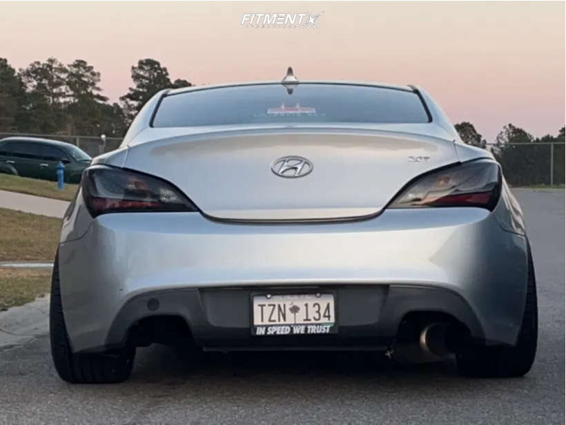 2013 Hyundai Genesis Coupe 2.0T with 18x9.5 Kansei Roku and Michelin ...