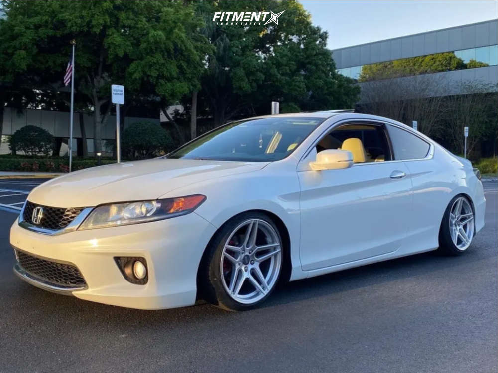 2014 Honda Accord EX-L with 18x9.5 ESR Rf15 and Cosmo 215x40 on ...