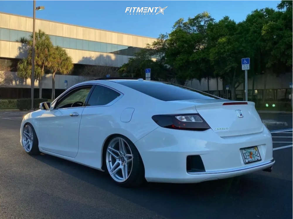 2014 Honda Accord EX-L with 18x9.5 ESR Rf15 and Cosmo 215x40 on ...