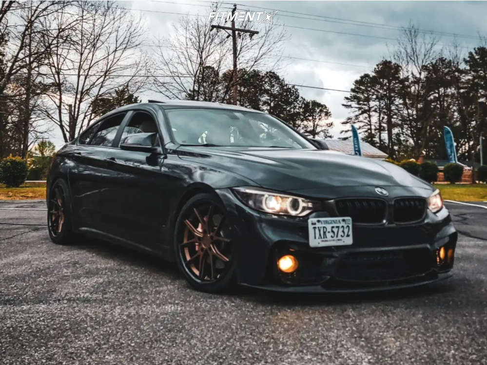 2016 BMW 435i Gran Coupe Base with 19x8.5 Ferrada FR2 and Hankook ...