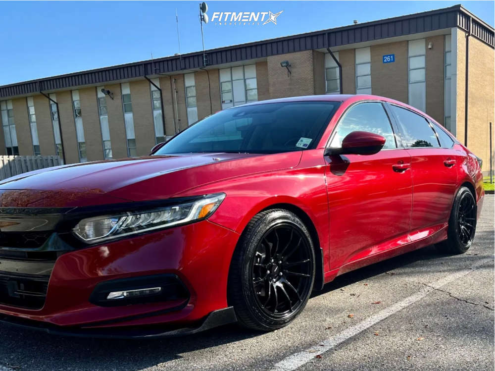 2018 Honda Accord Sport with 18x9.5 AVID1 AV20 and Dunlop 255x40 on ...