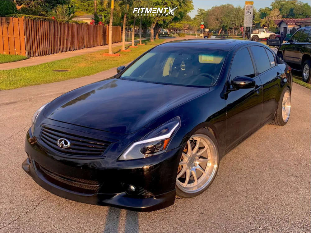 2013 INFINITI G37 Base with 19x9.5 Aodhan Ds07 and Lexani 245x35 on ...