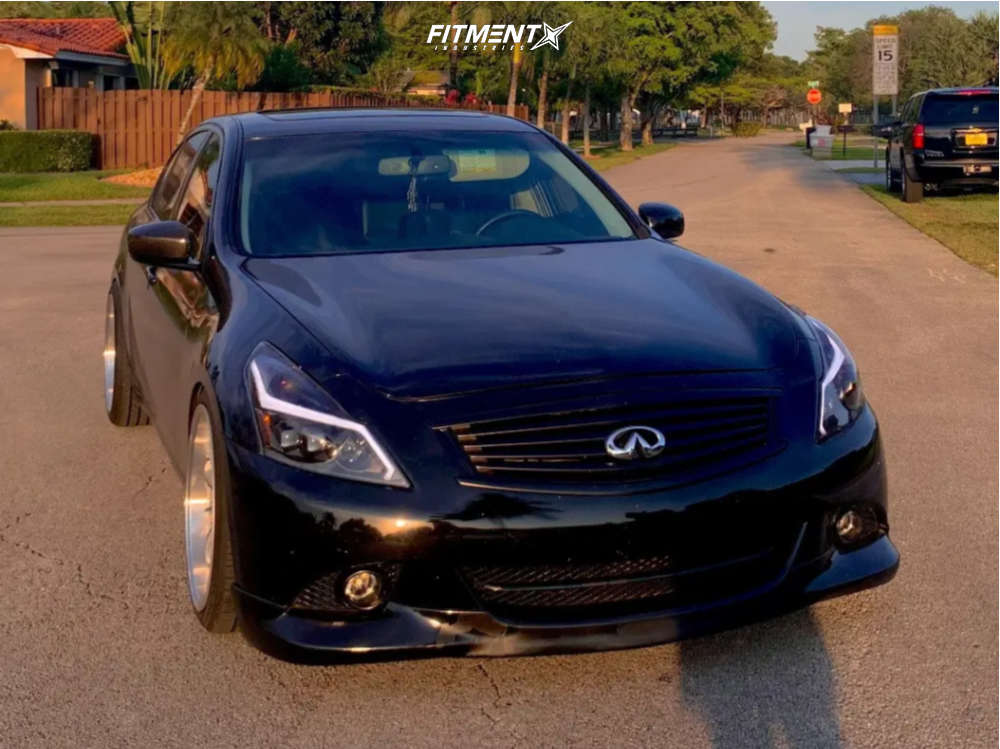 2013 INFINITI G37 Base with 19x9.5 Aodhan Ds07 and Lexani 245x35 on ...