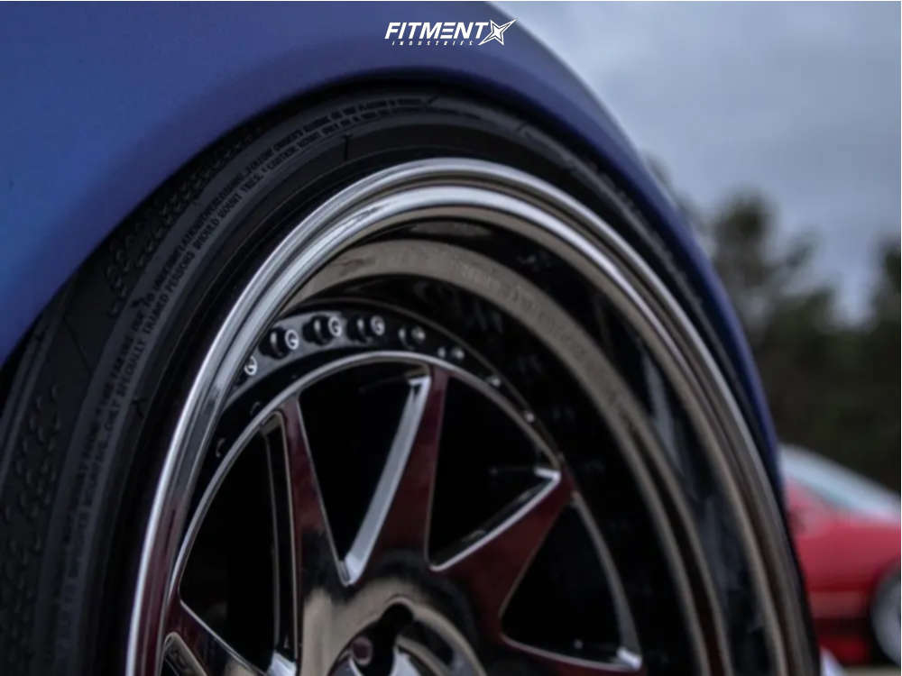 2002 BMW 325i Base with 18x10.5 ESR Sr09 and Vercelli 265x35 on Air ...