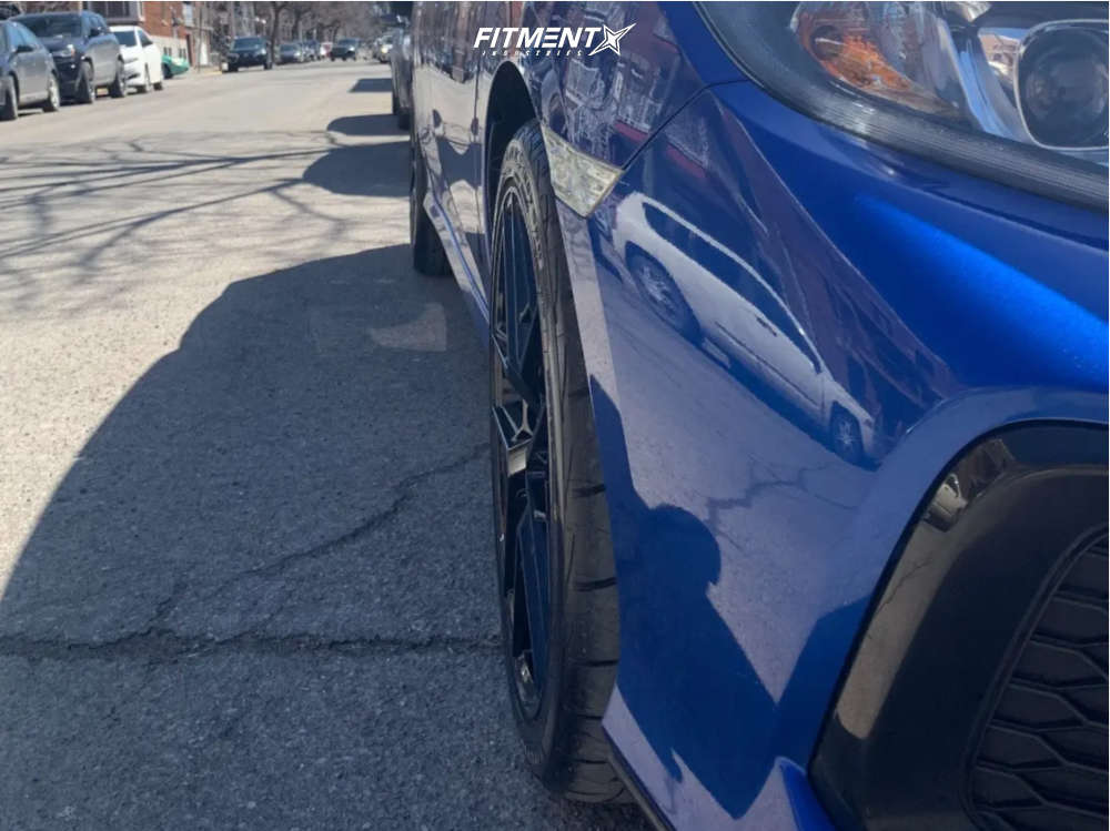 2017 Honda Civic LX with 18x8 Ruffino Rayden and Firestone 235x40 on ...