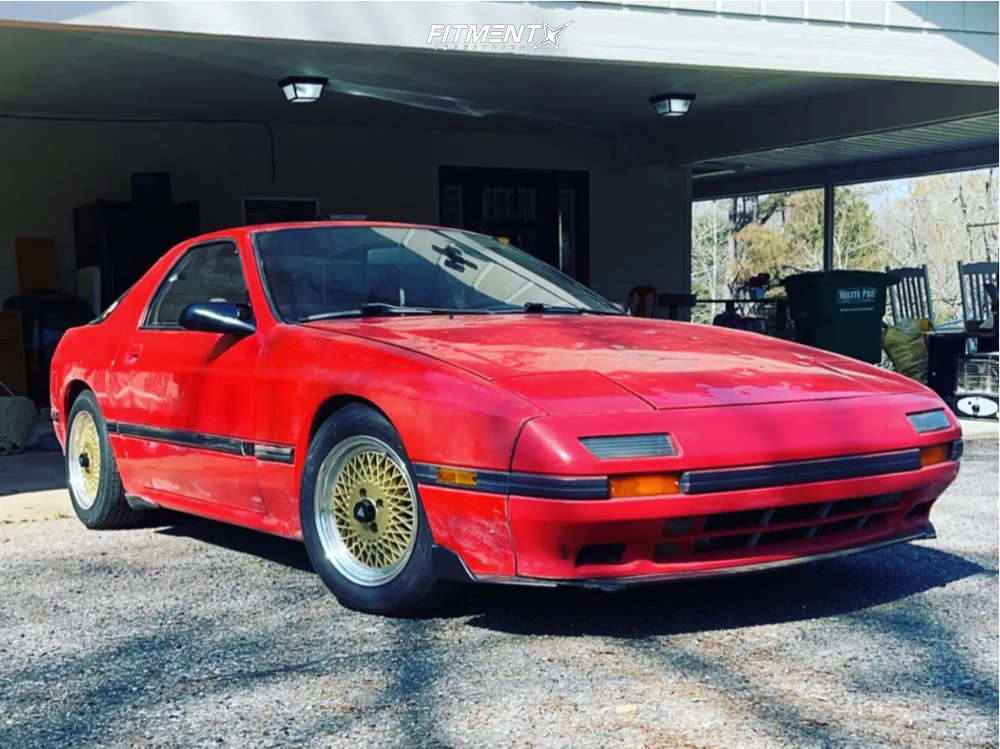 1986 Mazda RX-7 Base with 15x7 Enkei Enkei92 and Nexen 195x60 on Coilovers | 2182289 | Fitment ...