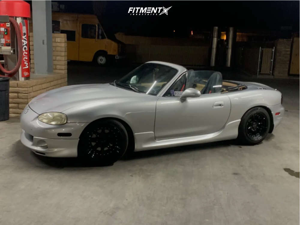 2001 Mazda Miata SE with 15x8 XXR 002.5 and Hankook 195x55 on Coilovers ...