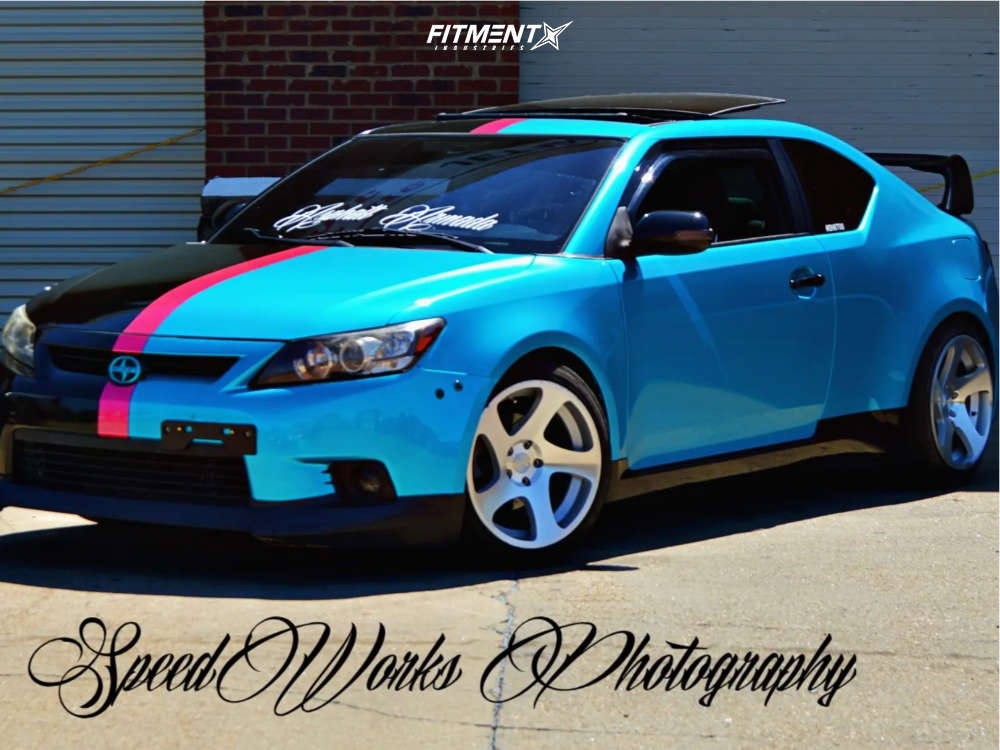 2013 Scion TC Base with 18x9.5 Rotiform Tmb and Achilles 225x45 on ...