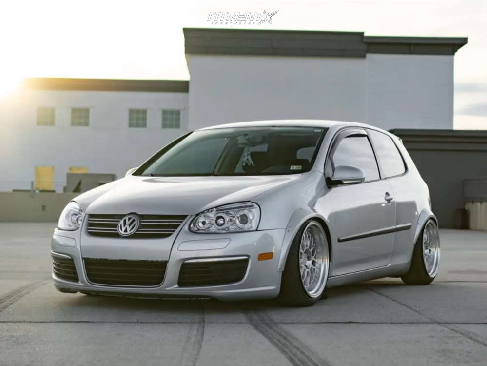 2007 Volkswagen Rabbit 2.5 with 18x9.5 ESR Sr01 and Bridgestone 215x40 ...