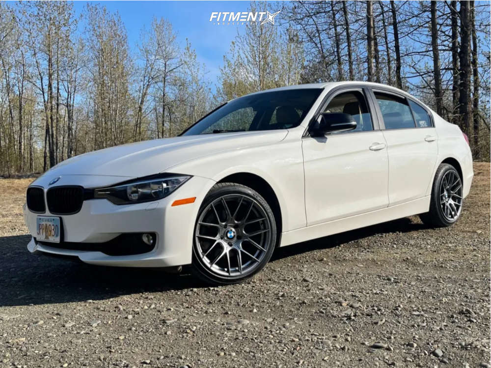 2015 BMW 328i XDrive Base with 18x9.5 Aodhan Ah-x and Michelin 225x40 ...
