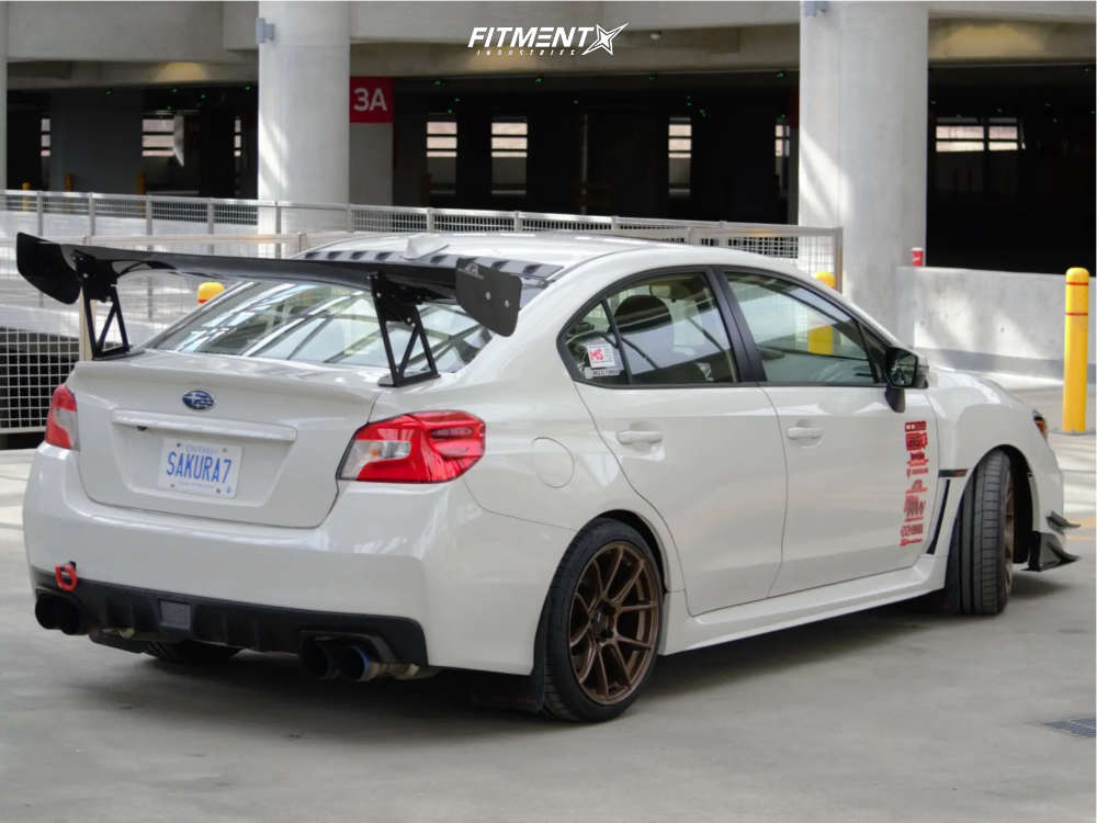 2021 Subaru WRX Sport-tech with 18x9.5 Enkei Tsv and Continental 255x35 ...