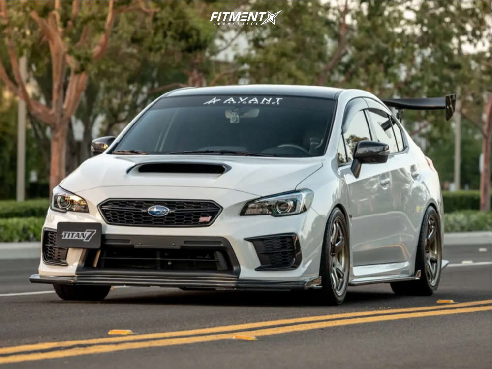 2020 Subaru WRX STI Base with 18x9.5 Titan7 T-d6e and Toyo Tires 265x35 ...