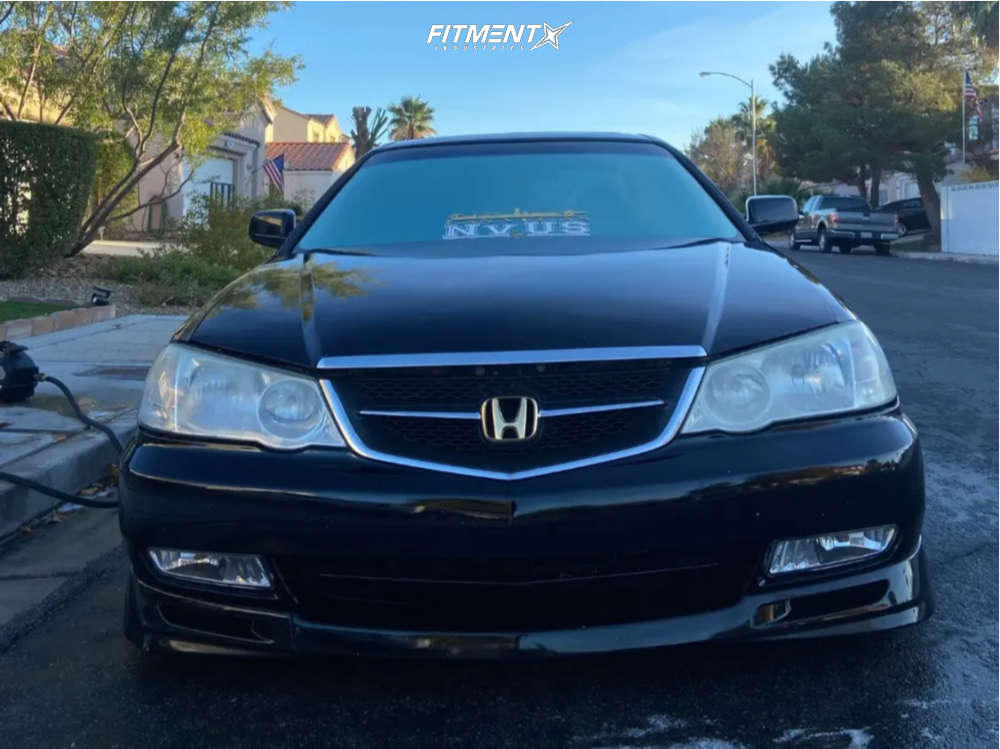 2002 Acura TL Type-S with 18x9.5 Aodhan Ds07 and Delinte 215x35 on Air ...