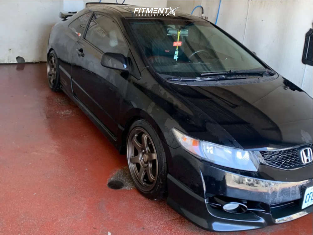 2009 Honda Civic Si with 17x9 Superspeed Rf06rr and Firestone 225x45 on ...