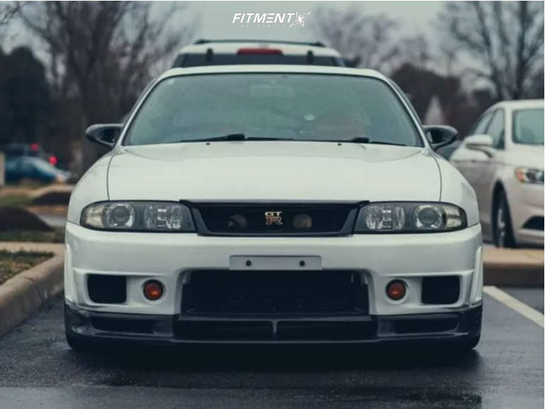 1995 Nissan Skyline GT-R with 18x10.5 Volk Te37 and Falken 285x35 on ...