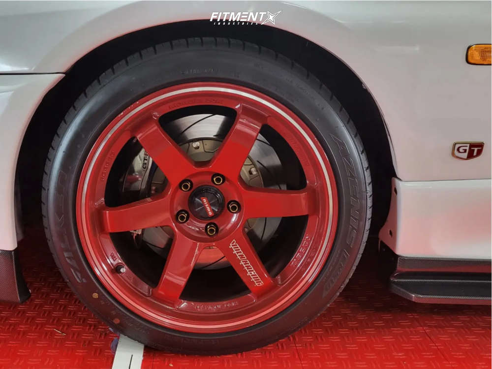 1995 Nissan Skyline GT-R with 18x10.5 Volk Te37 and Falken 285x35 on ...