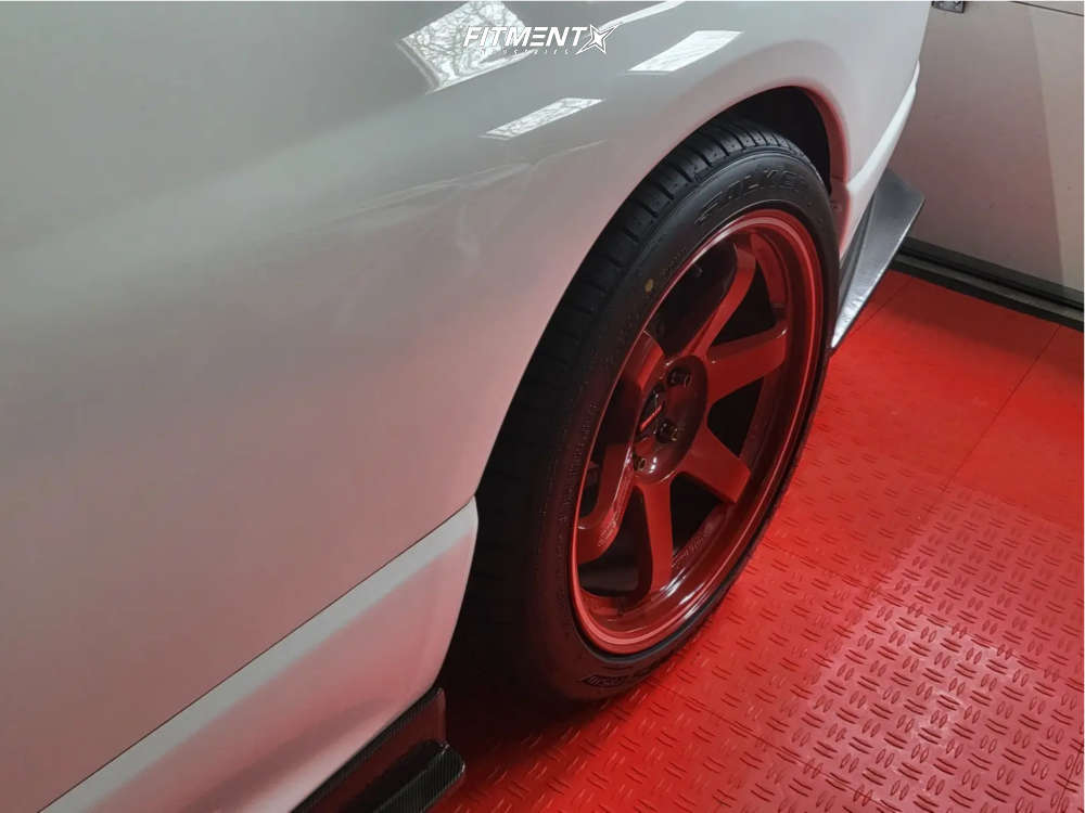 1995 Nissan Skyline GT-R with 18x10.5 Volk Te37 and Falken 285x35 on ...
