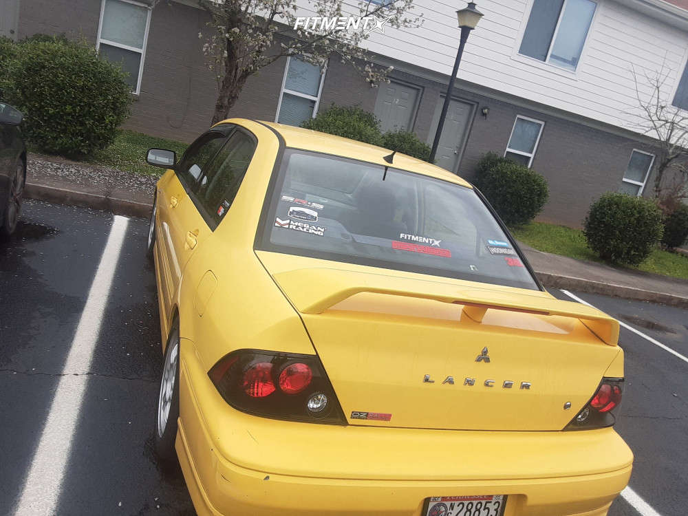 2002 Mitsubishi Lancer OZ Rally with 16x7 Enkei RPF1 and Falken 205x50 ...