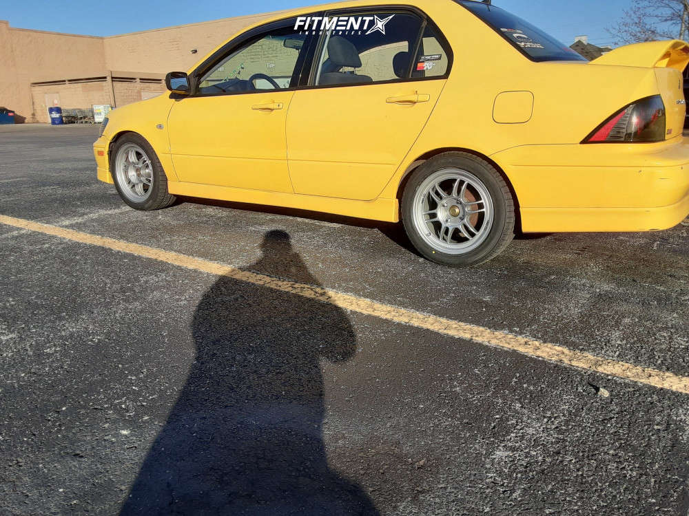 2002 Mitsubishi Lancer OZ Rally with 16x7 Enkei RPF1 and Falken 205x50 ...