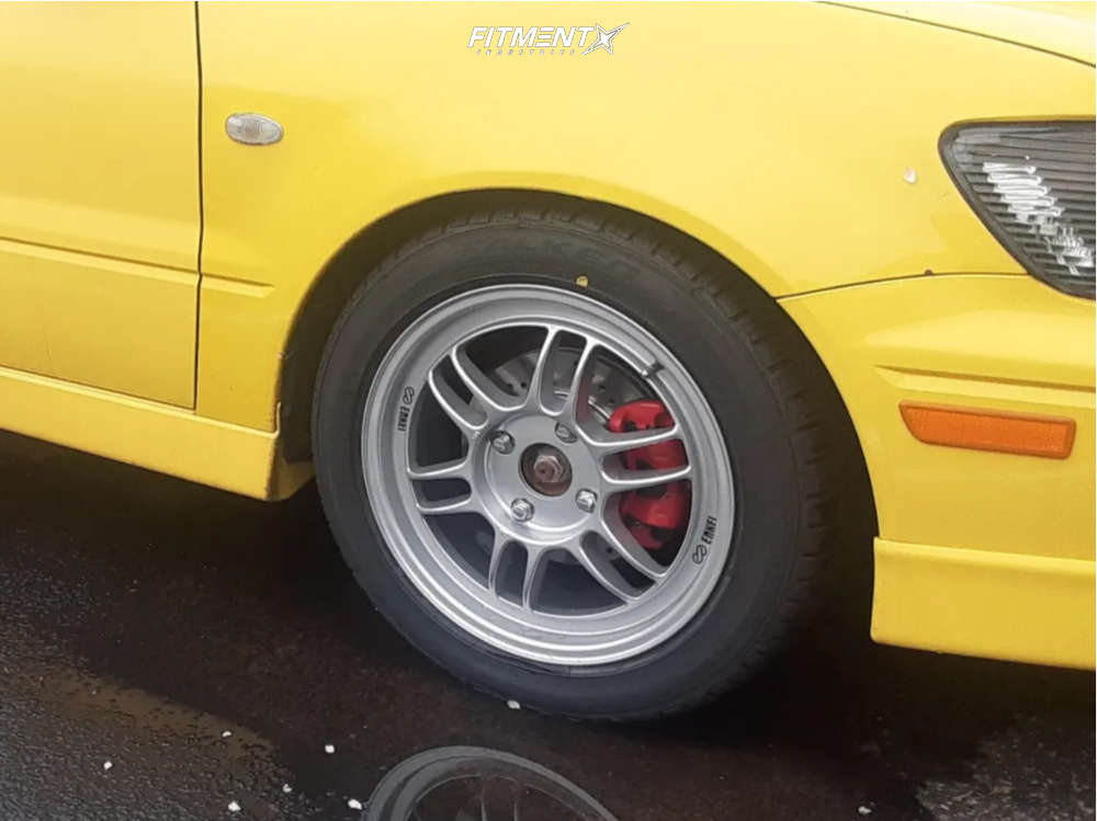 2002 Mitsubishi Lancer OZ Rally with 16x7 Enkei RPF1 and Falken 205x50 ...