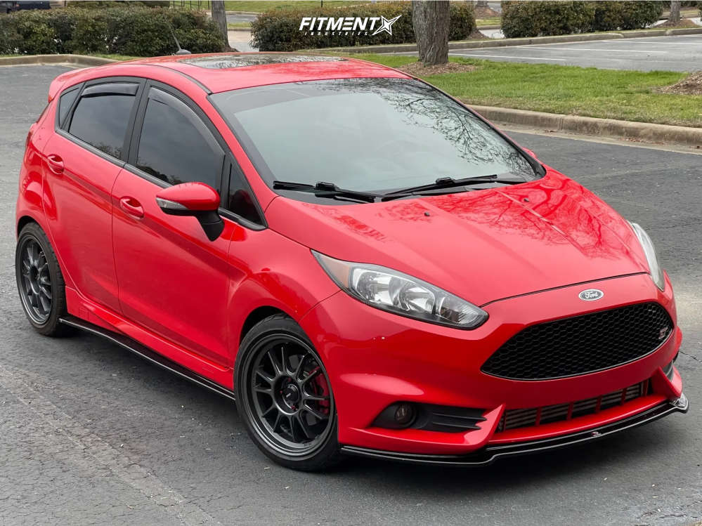 2015 Ford Fiesta ST with 17x8 Konig Hypergram and BFGoodrich 205x45 on ...