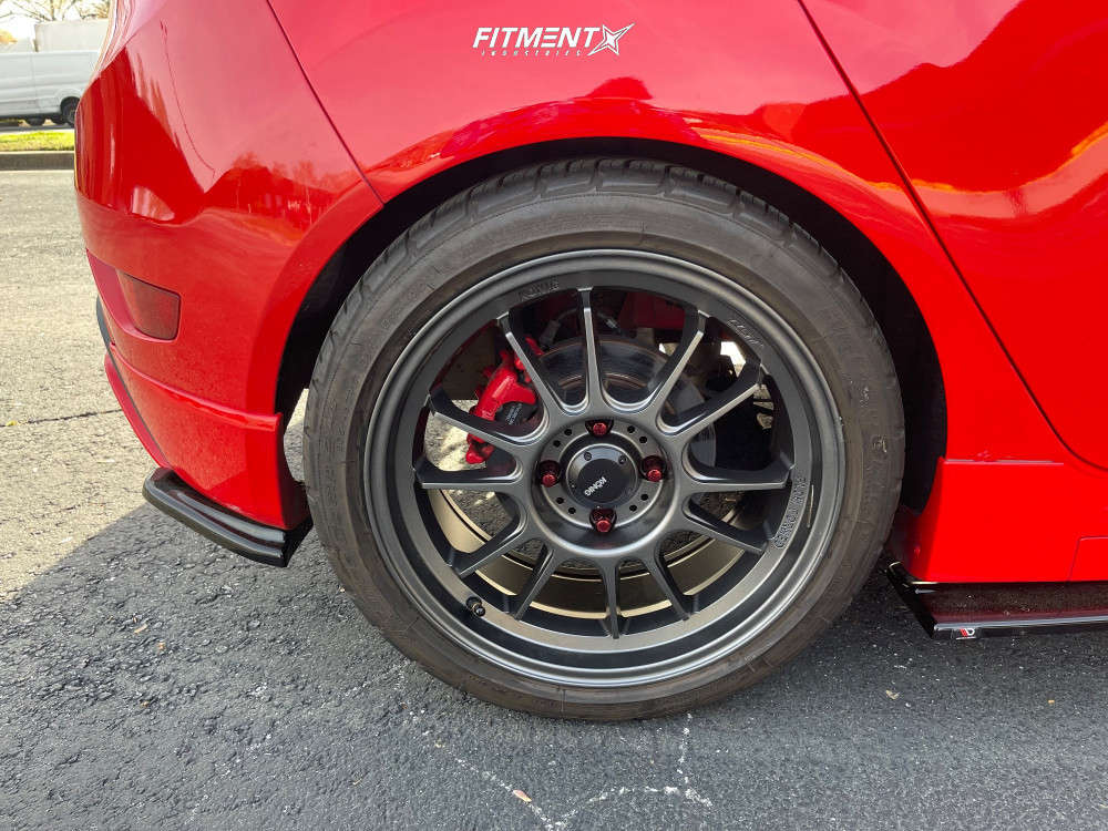 2015 Ford Fiesta ST with 17x8 Konig Hypergram and BFGoodrich 205x45 on ...