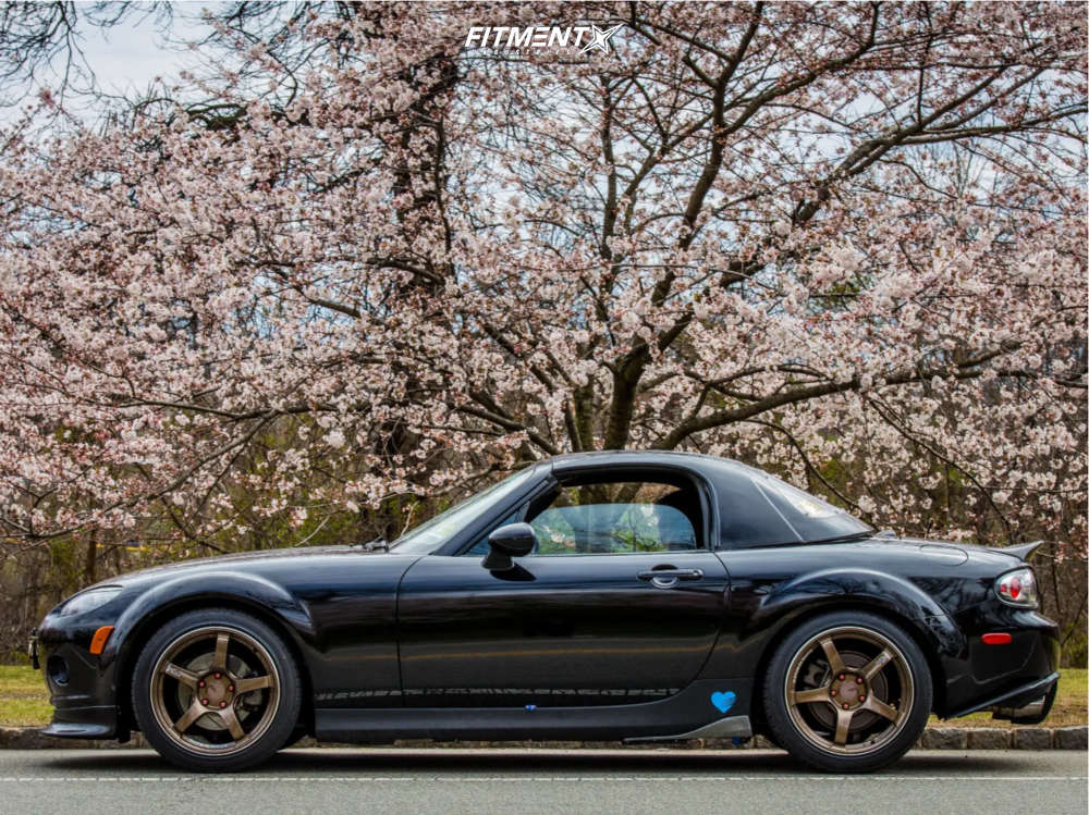 2006 Mazda MX-5 Miata Sport with 17x8 Advan Racing TC4 and Kumho 215x45 ...