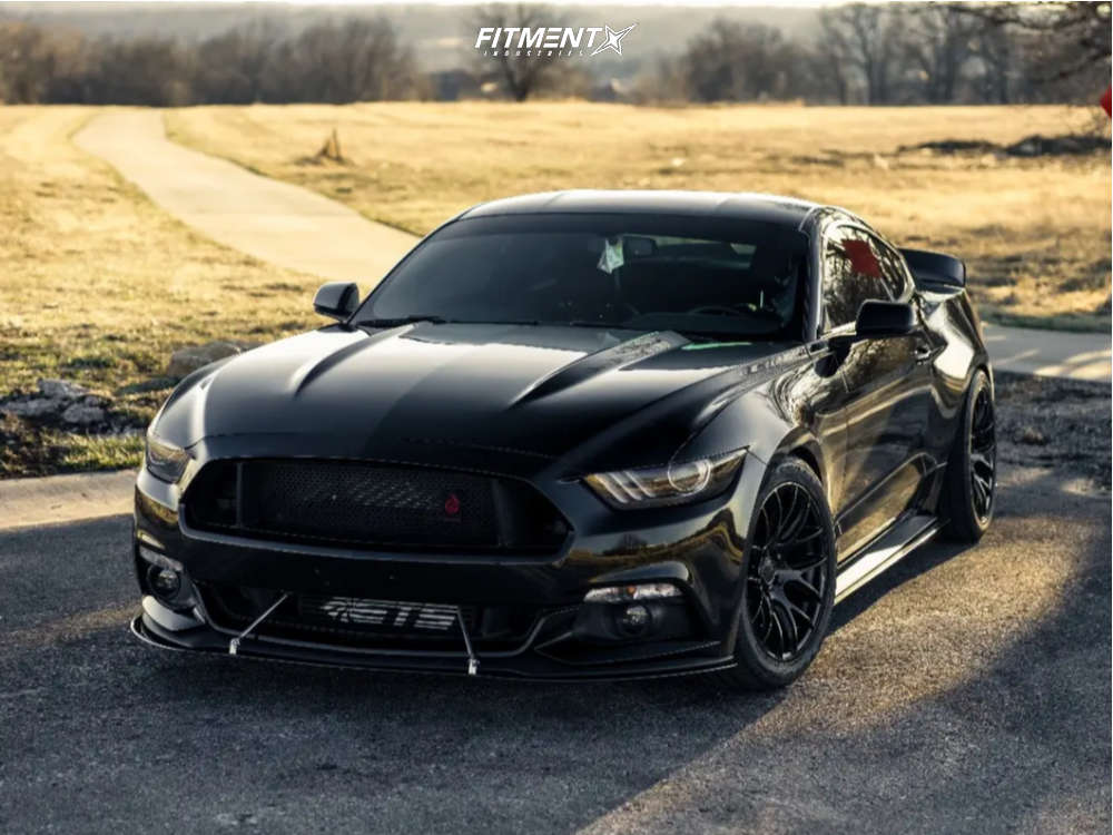 2016 Ford Mustang EcoBoost Premium with 18x9.5 ESR Sr12 and Toyo Tires ...