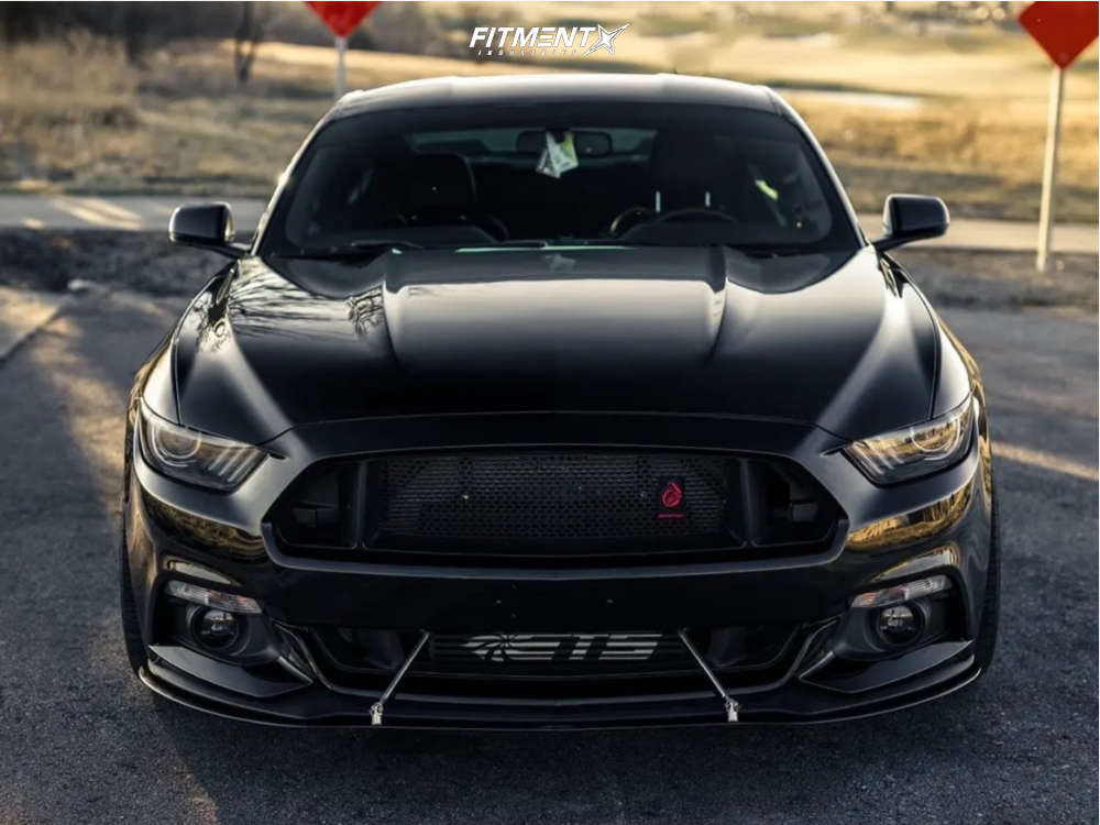 2016 Ford Mustang EcoBoost Premium with 18x9.5 ESR Sr12 and Toyo Tires ...