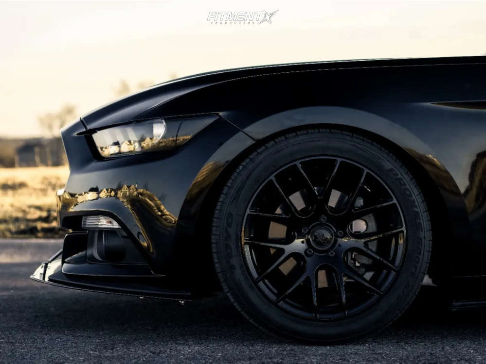 2016 Ford Mustang EcoBoost Premium with 18x9.5 ESR Sr12 and Toyo Tires ...
