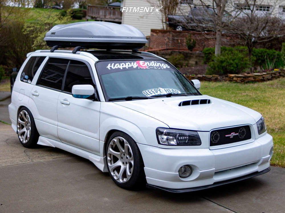 2004 Subaru Forester XT with 18x9.5 Heritage Kokoro Monoc and Toyo ...