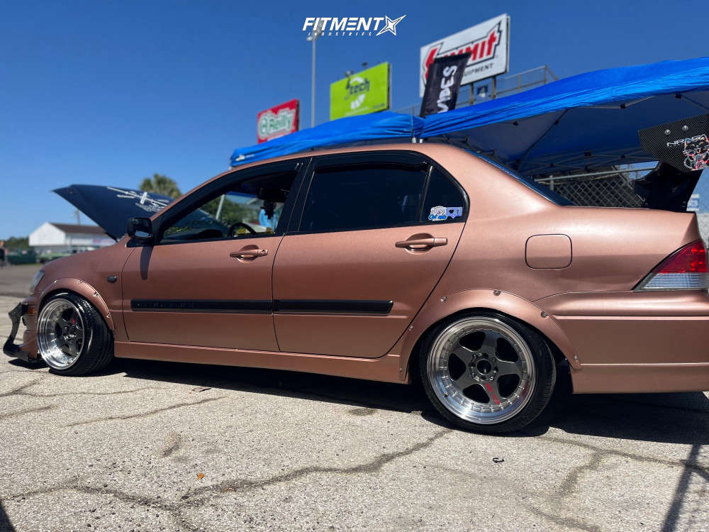 2003 Mitsubishi Lancer OZ Rally with 16x9 JNC Jnc010 and Waterfall ...