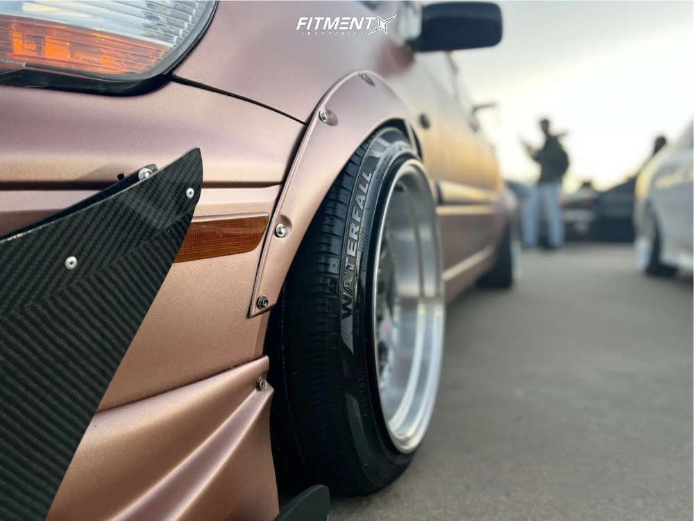 2003 Mitsubishi Lancer OZ Rally with 16x9 JNC Jnc010 and Waterfall ...