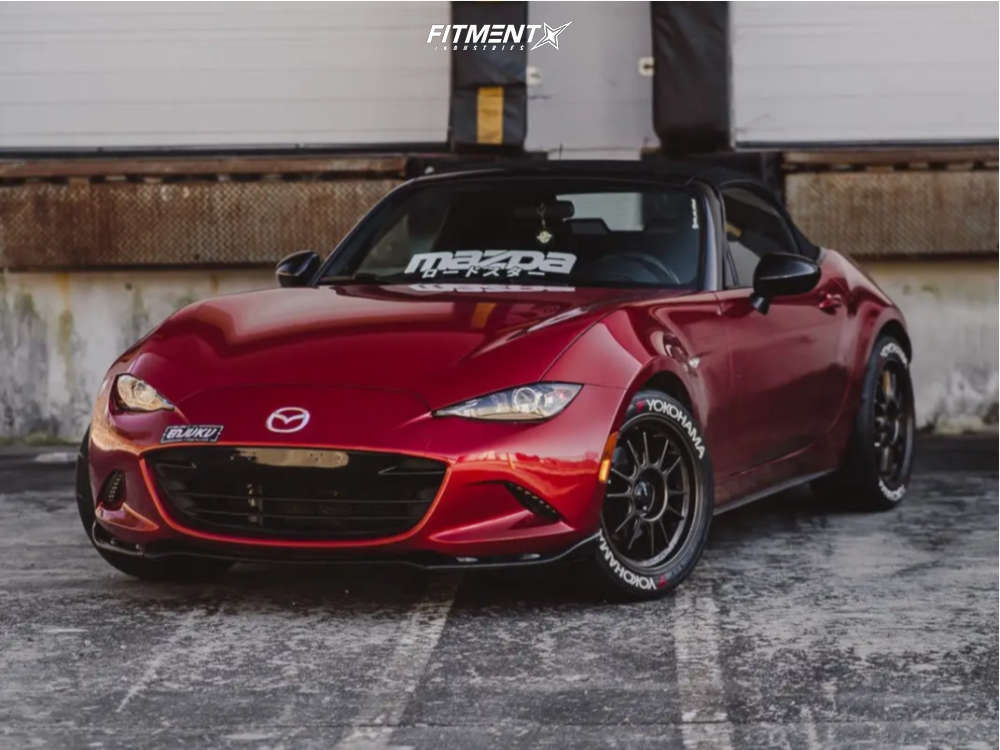 2016 Mazda MX-5 Miata Club with 17x9 Konig Hypergram and Yokohama ...