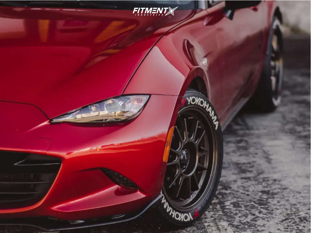 2016 Mazda MX-5 Miata Club with 17x9 Konig Hypergram and Yokohama ...