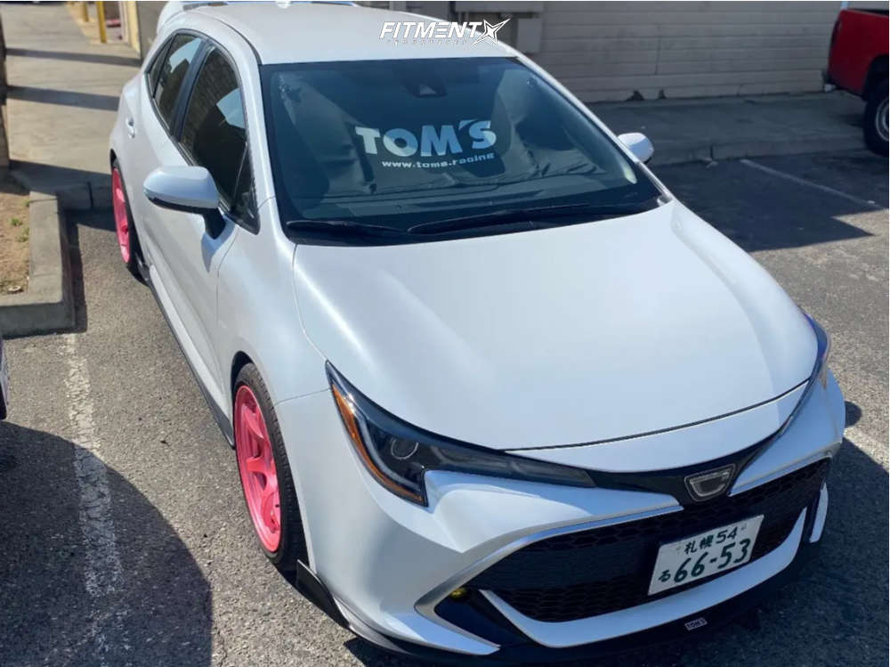 2021 Toyota Corolla XSE with 18x9.5 Gram Lights 57dr and Bridgestone ...