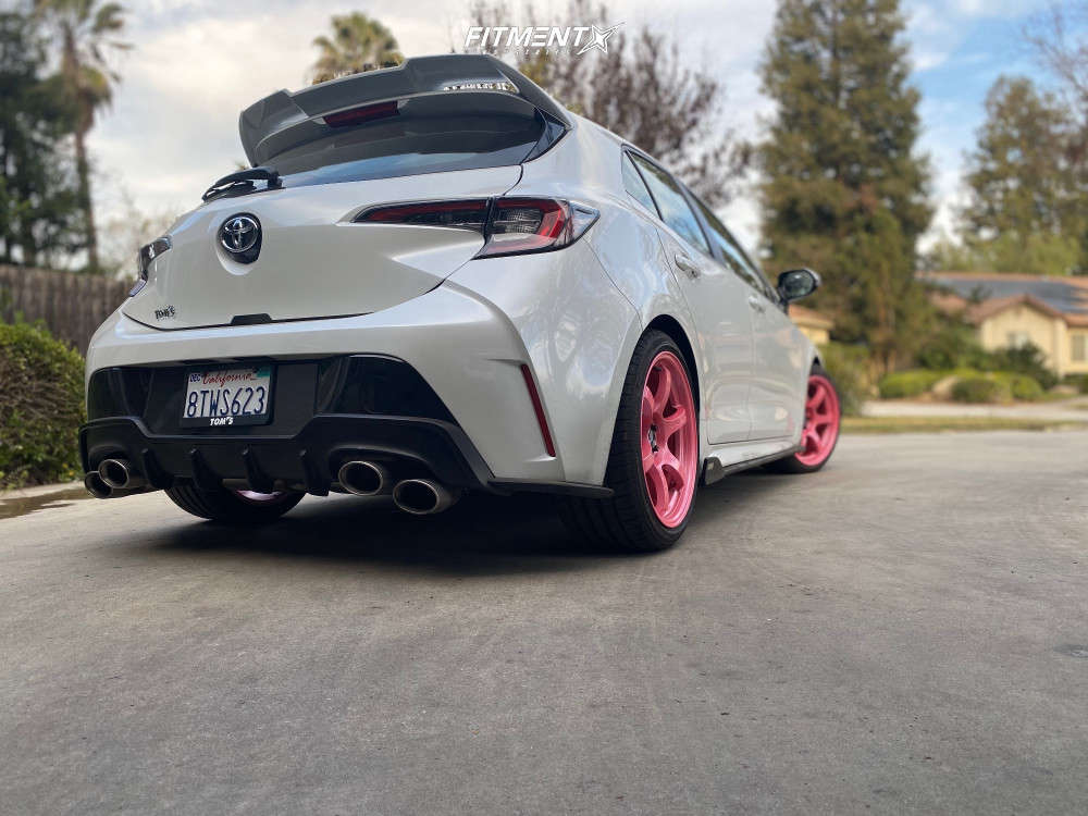 2021 Toyota Corolla XSE with 18x9.5 Gram Lights 57dr and Bridgestone ...