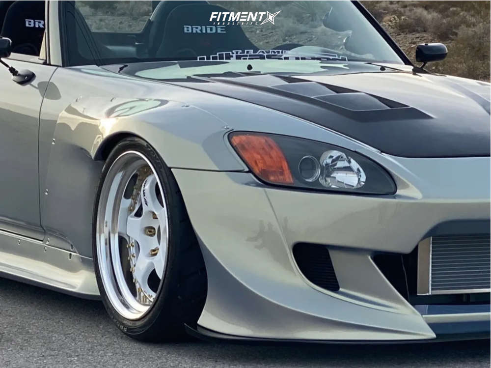 2001 Honda S2000 Base with 18x10 Work Meister S1 3p and Toyo Tires ...